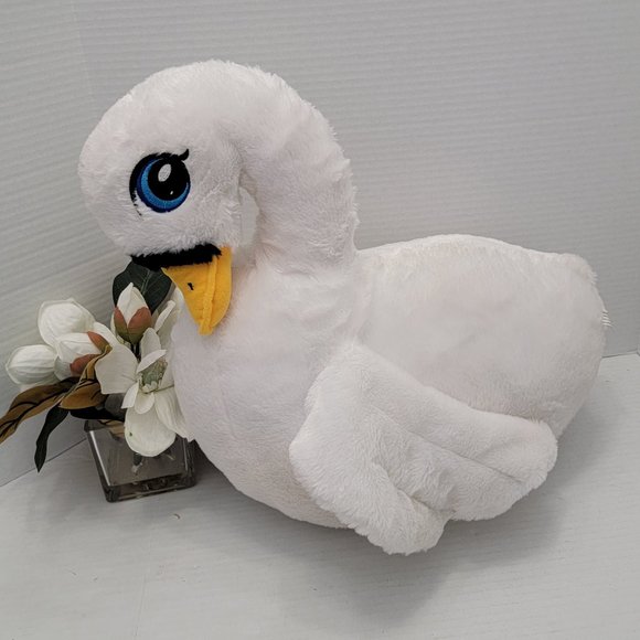 Goffa | Toys | Huge Big Goffa International Duck Swan White Blue Eyes ...